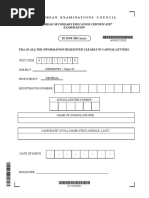 Csec May:June 2023 Physics Paper 2 | PDF | Logic Gate | Speed Of Light