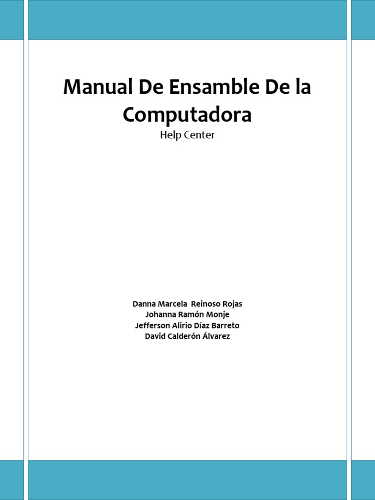 Manual de Ensamble PDF | PDF | Hardware de la computadora | Unidad ...
