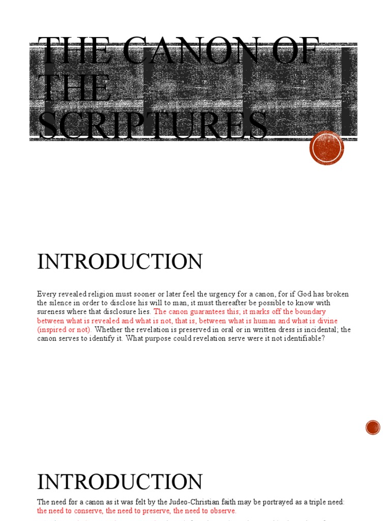 Understanding the Biblical Canon | PDF | Biblical Canon | Apocrypha