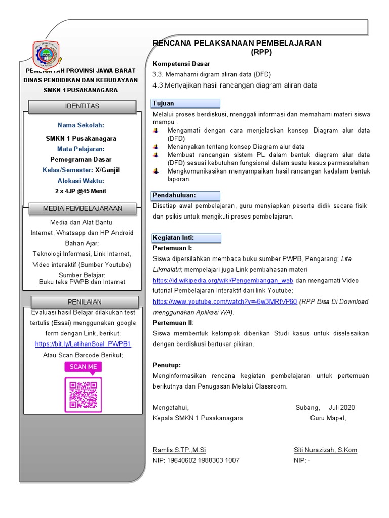 RPP 3.3. Diagram Alur Data (DFD) | PDF