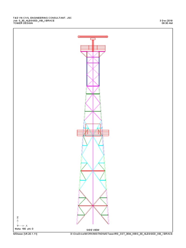 4-Legged Tower Design Overview | PDF | Art