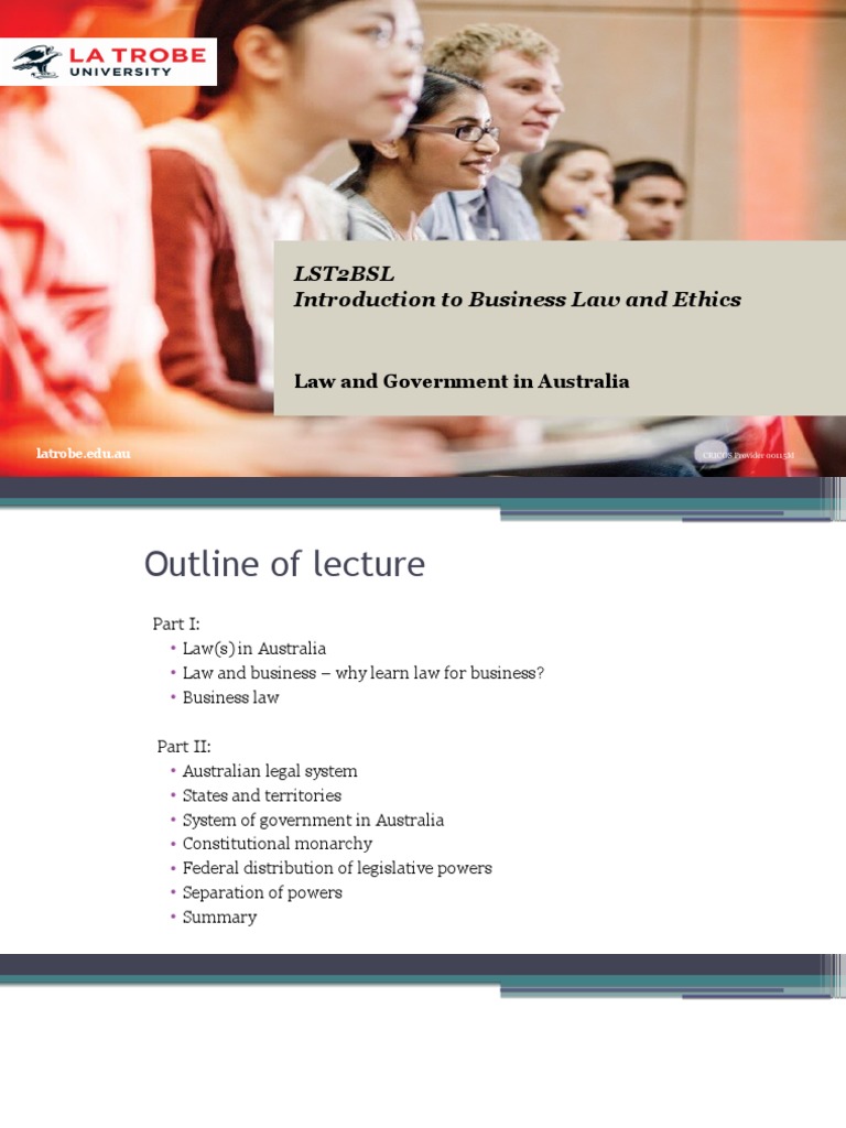 Overview of Australia's Legal System | PDF | Government Of Australia ...