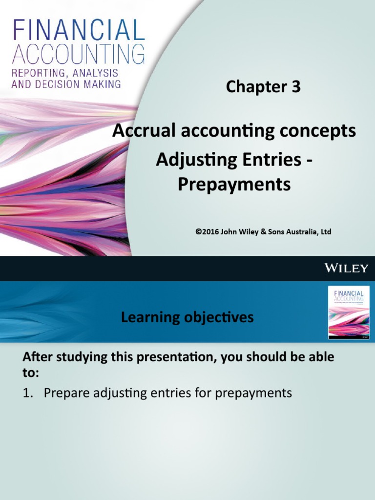 2 2017 Week 6 AMD Ch3 Prepayment Adjusting Entries | PDF