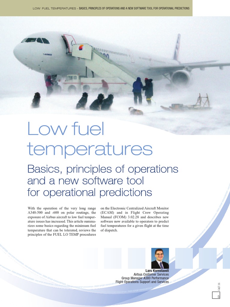Low Fuel Temperatures PDF | PDF | Melting Point | Freezing