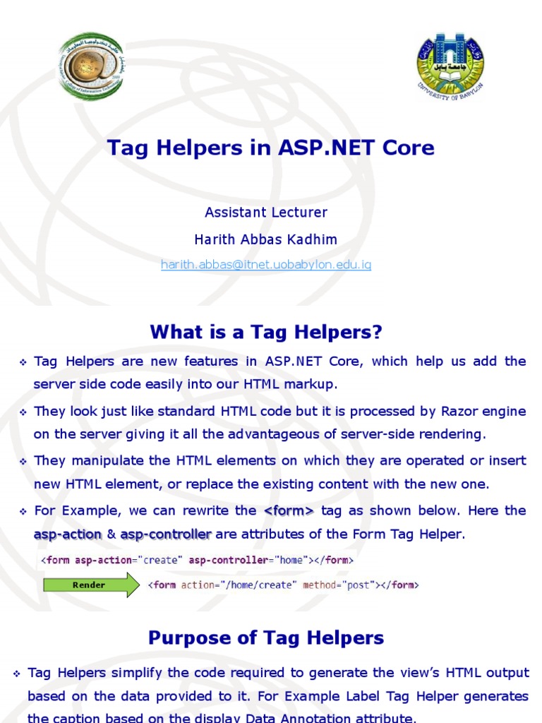 Assistant Lecturer Harith Abbas Kadhim | PDF | Html Element | Html