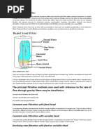 Rapid Sand Filtration Process Overview | PDF | Filtration | Water ...