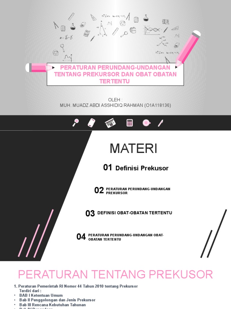 Perpu Prekursor Dan Obat Obatan Tertentu | PDF