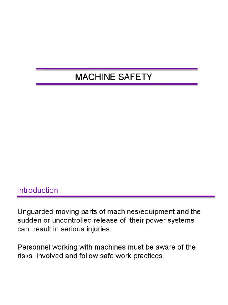 Machine Safety | PDF | Machines | Grinding (Abrasive Cutting)