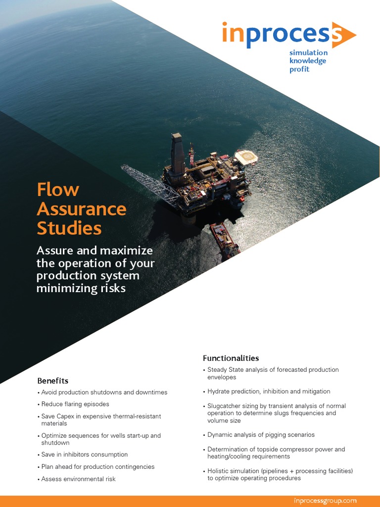 Flow Assurance Studies: Assure and Maximize The Operation of Your ...