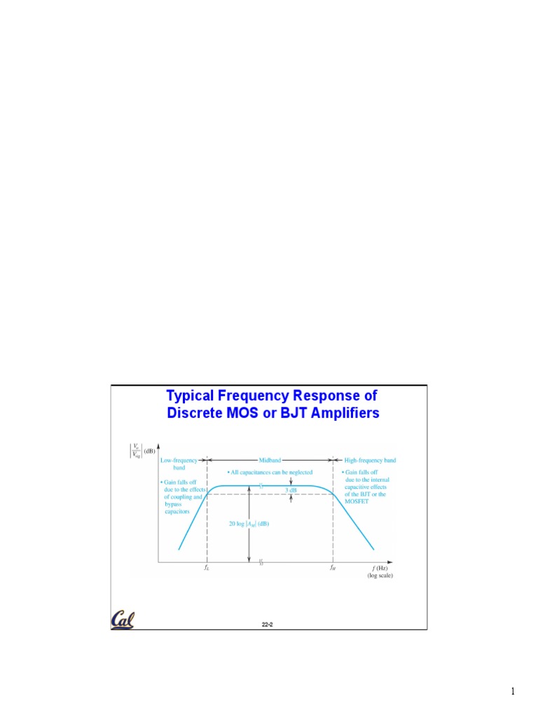 Lecture22-High Frequency Response | PDF | Field Effect Transistor | Mosfet