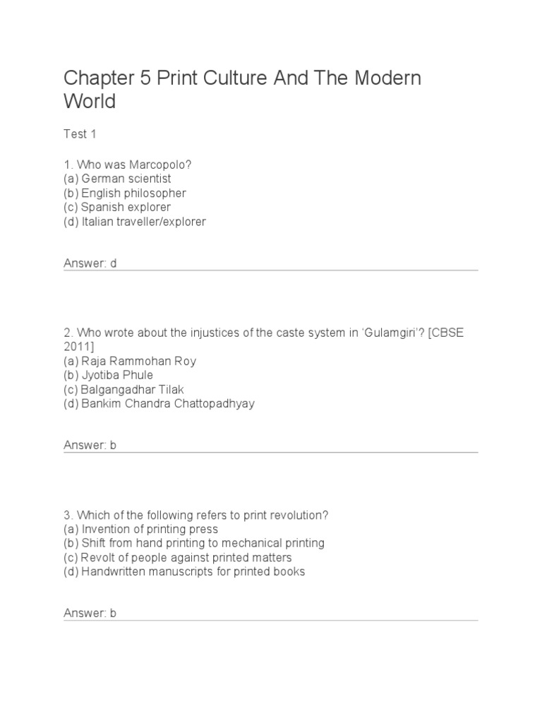 The Global Impact of Print Culture: Exploring the Spread of Printing ...