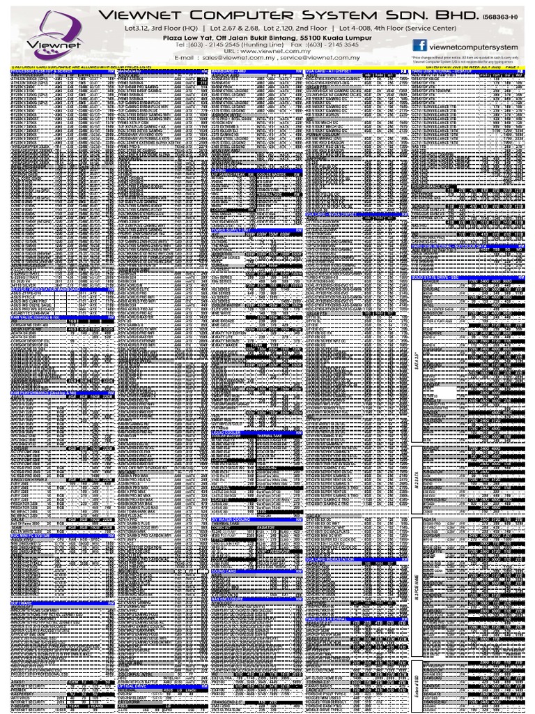 July 2020 Computer Hardware Prices | PDF | Advanced Micro Devices ...