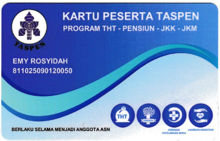 Kartu Taspen Kecil - 198110252009012005 PDF | PDF