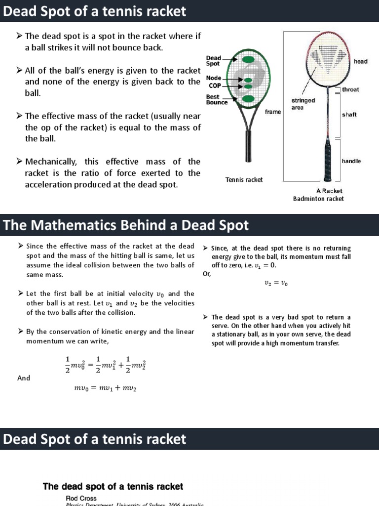 Tennis Racket Badminton Racket | PDF | Archery | Momentum