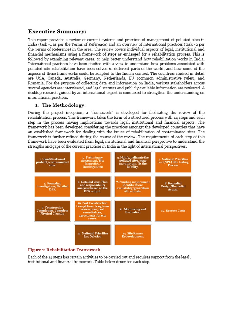 Development of Legal Instituitional and Financial Framework of National ...