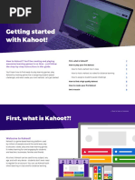 Kahoot Getting Started User Guide PDF | PDF | Homework | Android (Operating System)
