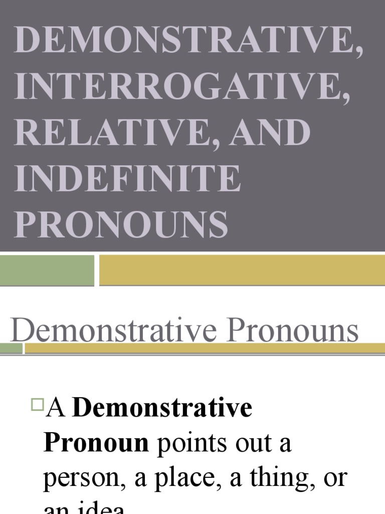 Pronouns: Types and Examples | PDF | Pronoun | Clause