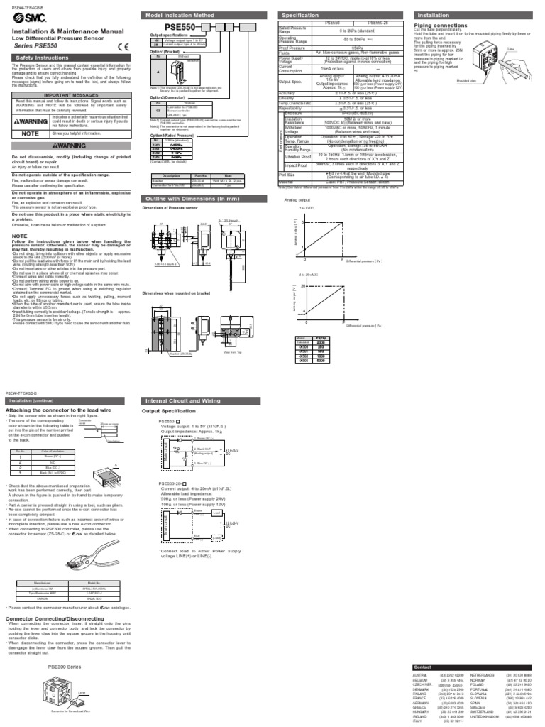 Installation & Maintenance Manual: Series PSE550 | PDF | Electrical ...