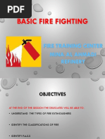 Basic Fire Fighting Training Module | PDF | Combustion | Fires
