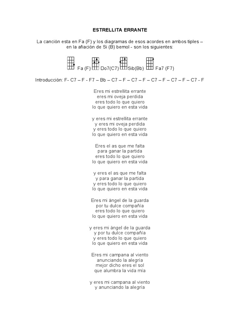 Estrellita Errante | PDF