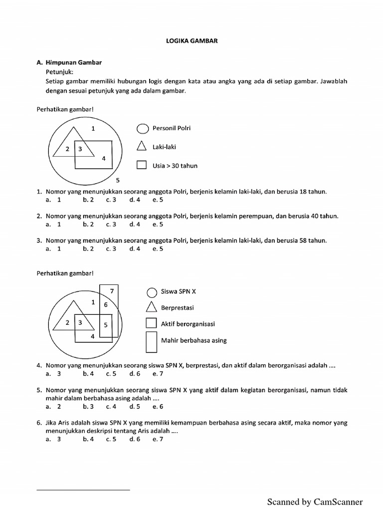 Gambar Bintara dan Logika Spasial | PDF