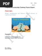 Project Report Icsi - 1 | PDF | Consolidation (Business) | Mergers And ...