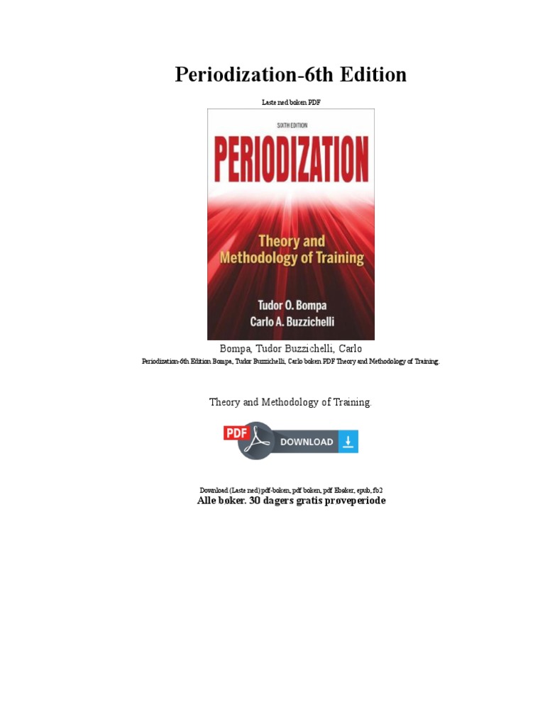 Periodization 6th Edition PDF Download | PDF | Philosophy