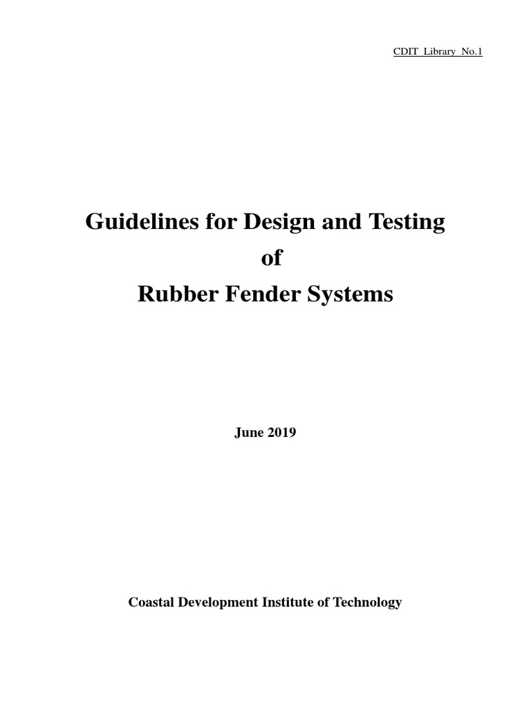 Fender Design Test Guideline | PDF | Angle | Force