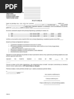 OBRAZAC Potvrda Radno Iskustvo | PDF
