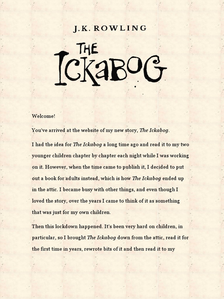 The Ickabog PDF | PDF | Clothing