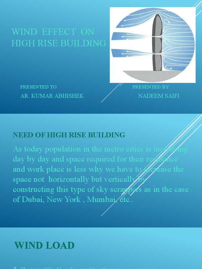 Wind Effect On High Rise Building | PDF | Wound | Force