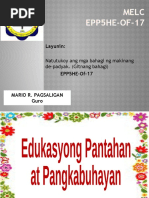 EPP 4 - Mga Kagamitan Sa Pananahi | PDF