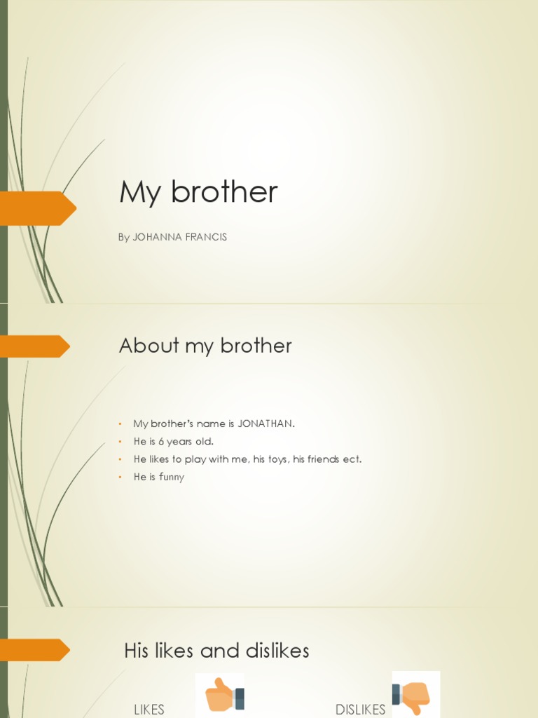My Brother: by Johanna Francis | PDF