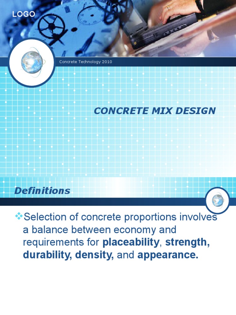 Concrete Mix Design | PDF | Construction Aggregate | Concrete