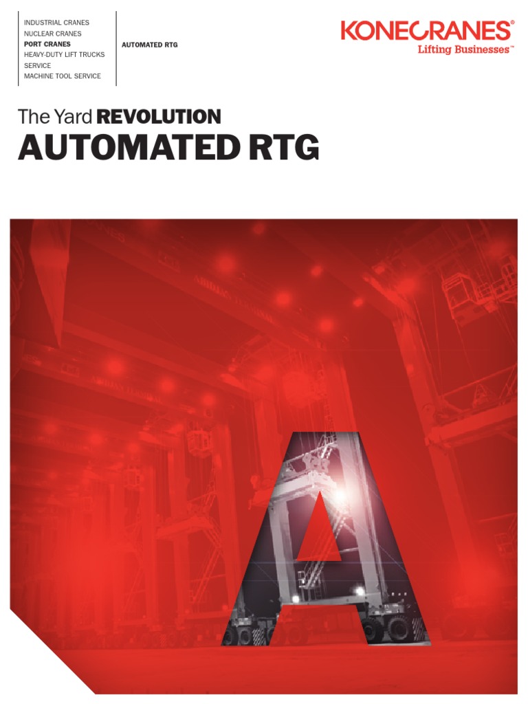 Automated RTG: The Yard Revolution | PDF | Automation | Crane (Machine)