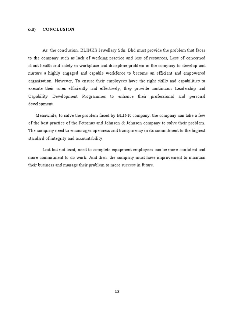Conclusion HR | PDF