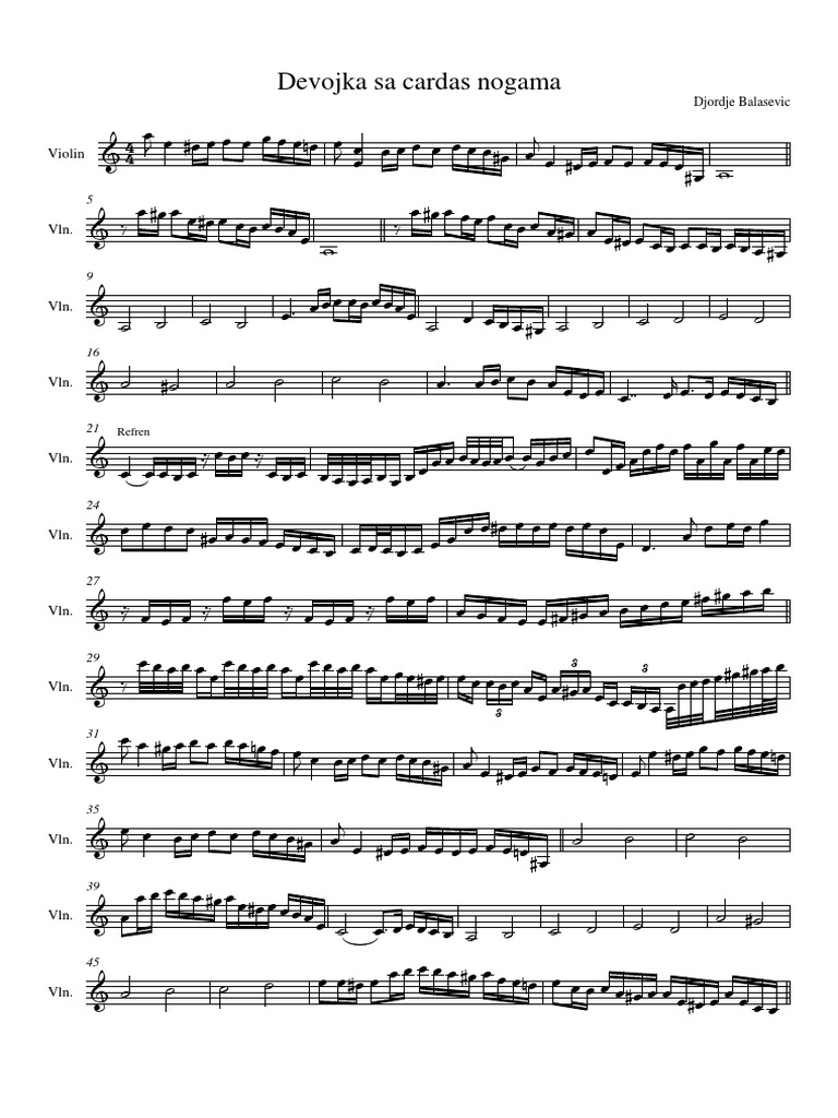 Devojka Sa Cardas Nogama | PDF