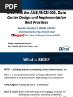 BICSI Standard Topics | PDF | Data Center | Telecommunications