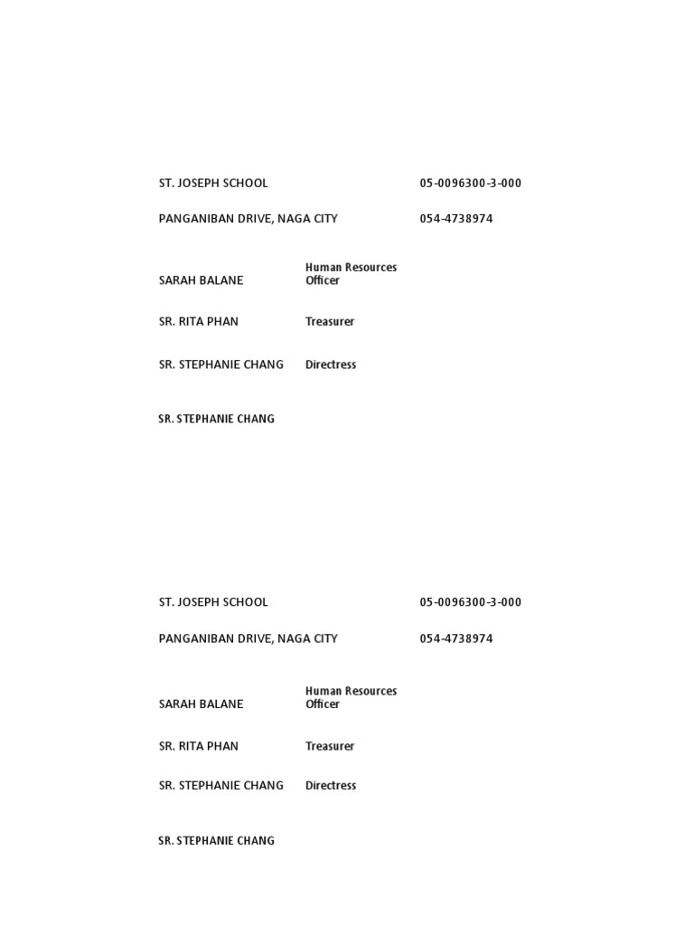 Template SSS Signature Card | PDF