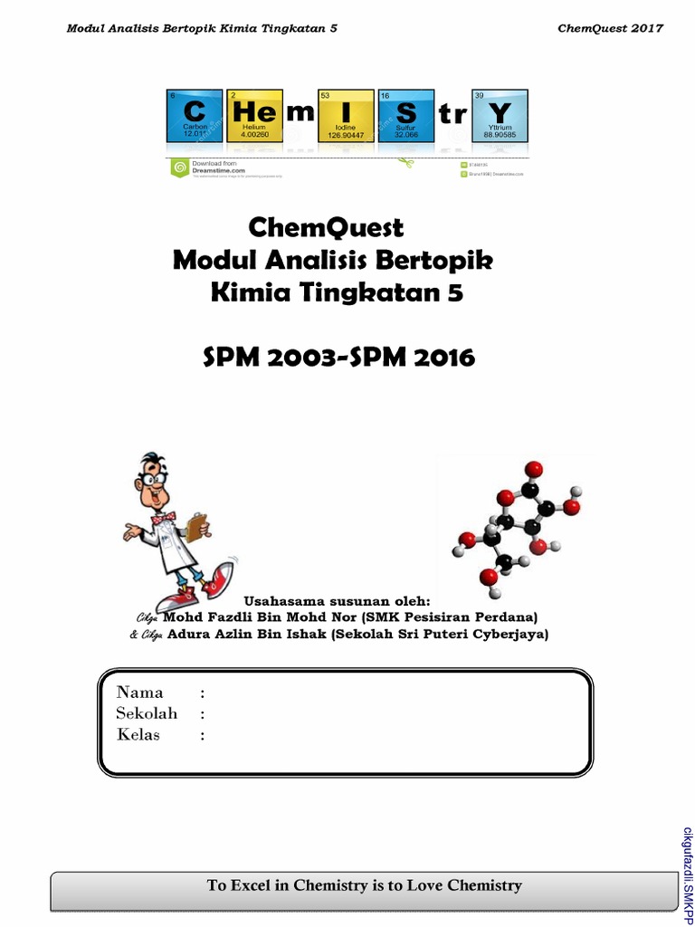 Modul f5 Kimia KSSM PDF | PDF