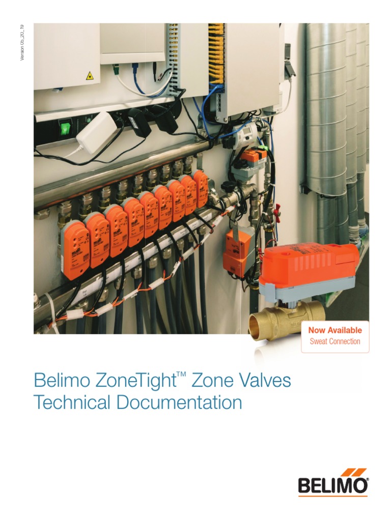 Belimo Zonetight Zone Valves Technical Documentation | PDF | Valve | Actuator