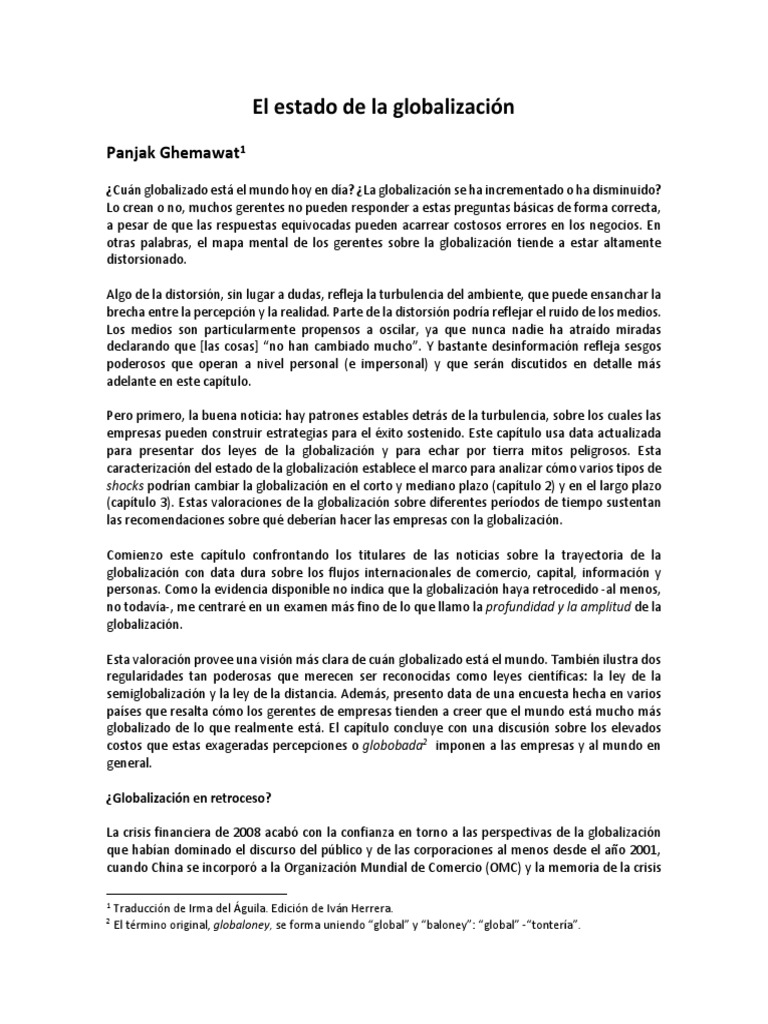 The New Global Road Map | PDF | Globalización | Comercio