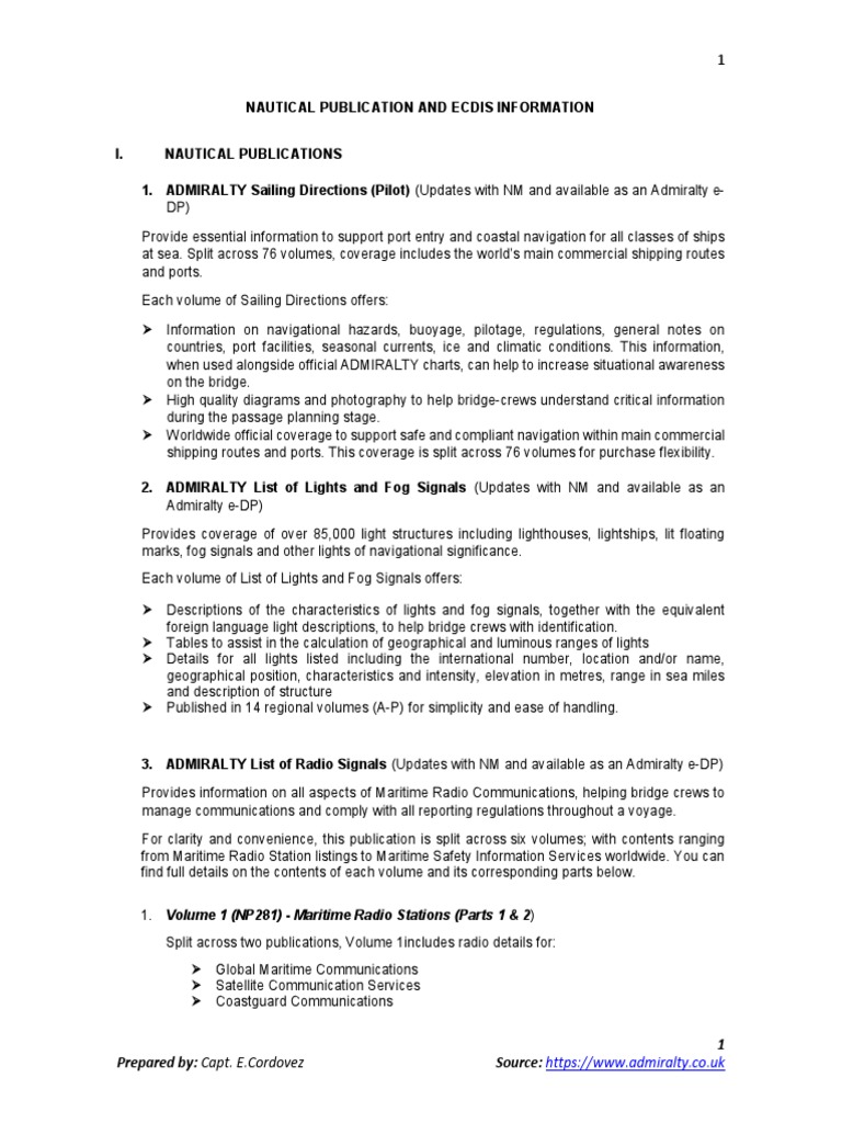 Nautical Publication Text PDF | Download Free PDF | Tide | Navigation