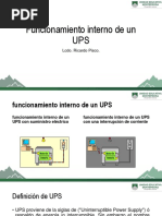 Partes Esenciales de un UPS | PDF | Cargador de batería | Corriente ...
