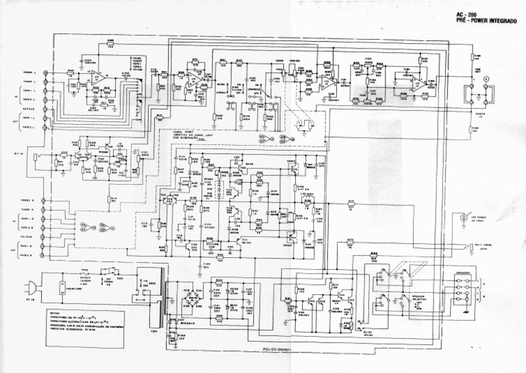 Cygnus - PR Power Integrado - AC200 - Esquema Eletr Nico PDF | PDF