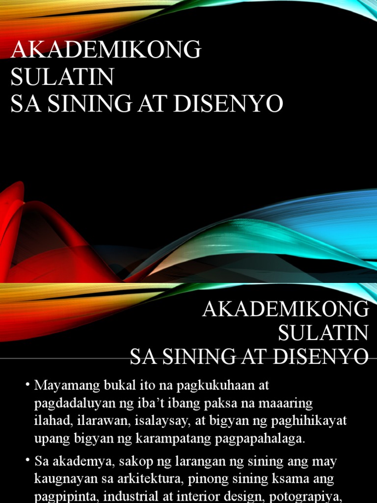 Akademikong Sulatin | PDF