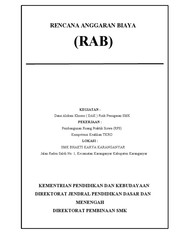 Cover Rab | PDF | Teknologi & Rekayasa
