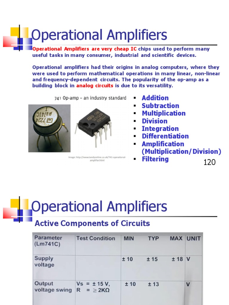 Understanding Operational Amplifiers | PDF | Operational Amplifier ...