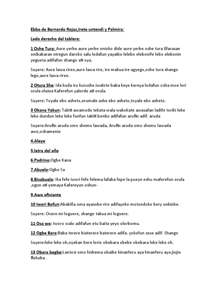 EBBO Completo-1 | PDF | Santería