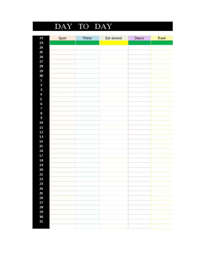 Day To Day | PDF